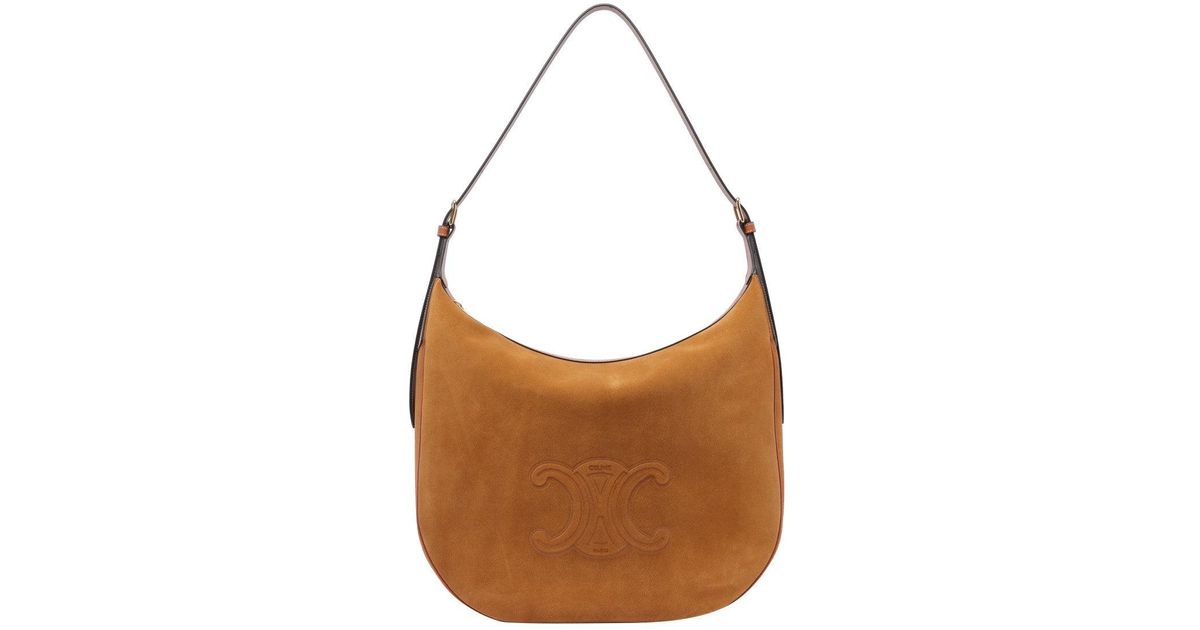Celine Large Heloise Shoulder Bag in Brown | Lyst