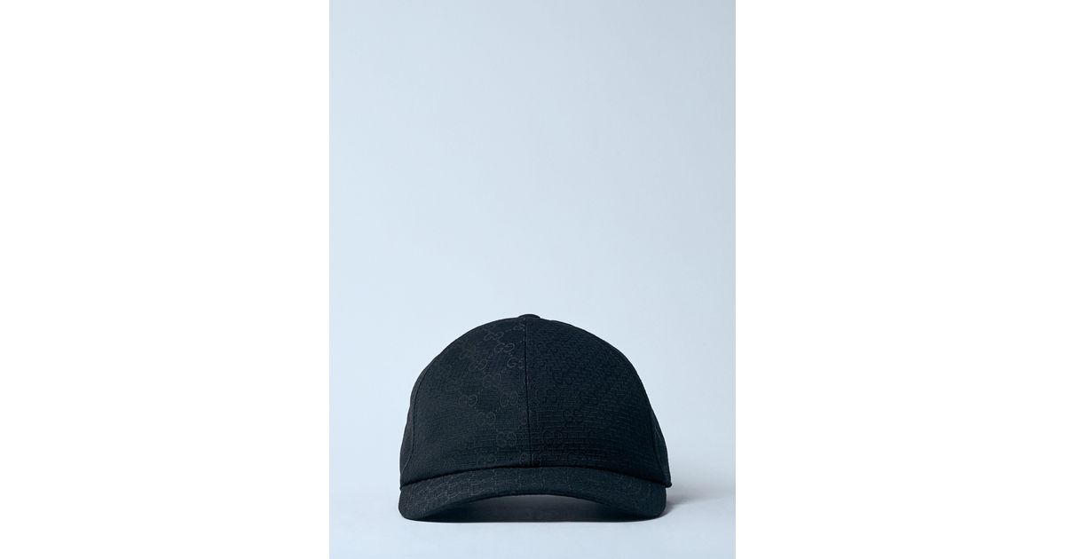 Gucci Gg Ripstop Baseball Cap in Blue for Men | Lyst