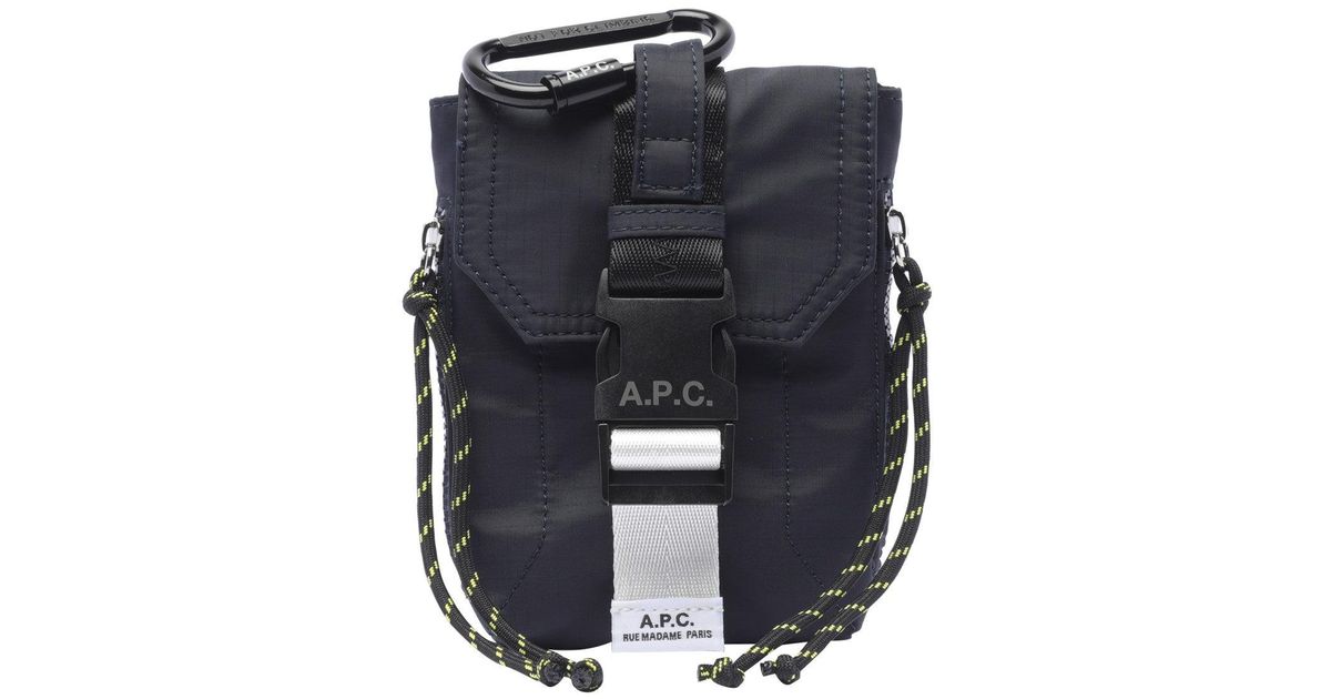 A.P.C. Trek Crossbody Bag in Black for Men | Lyst