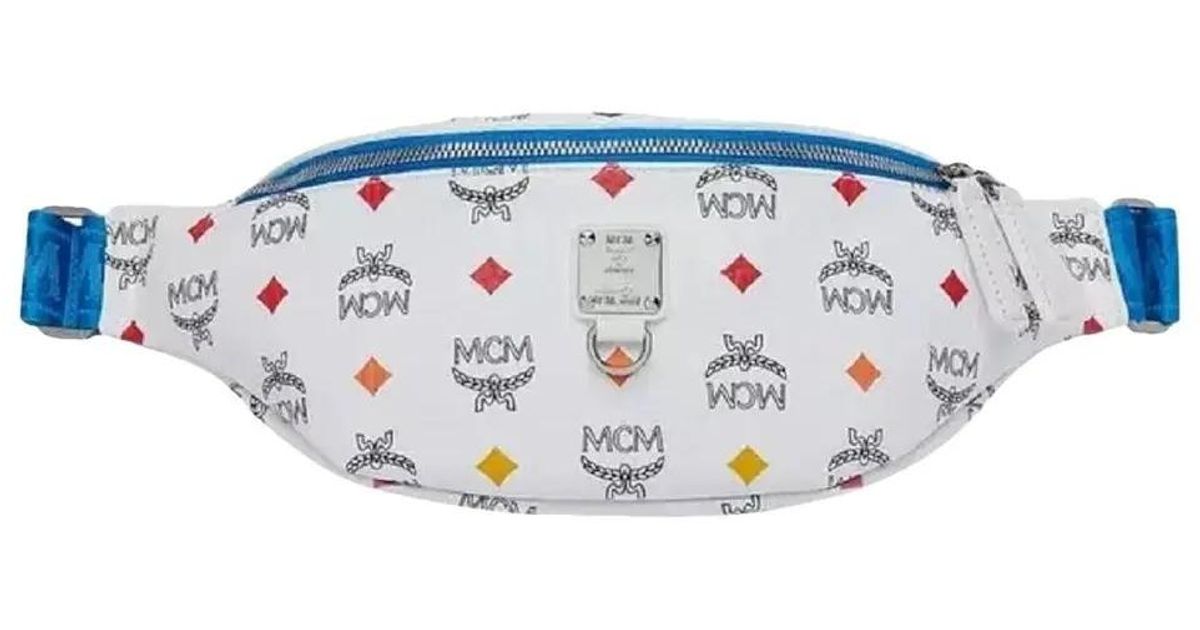 MCM Spectrum Stark Skyoptic Visetos Belt Bag in Blue | Lyst