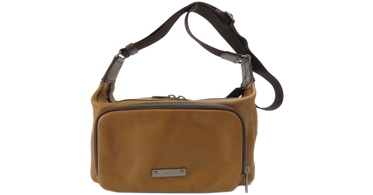 COACH Leather Shopper Bag (Pre-Owned) in Brown for Men | Lyst