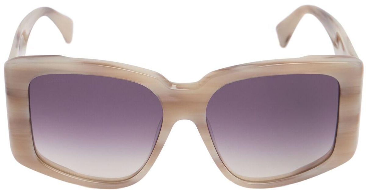 Max Mara Glimpse6 Round Sunglasses Horn/Grad Unique in Purple | Lyst