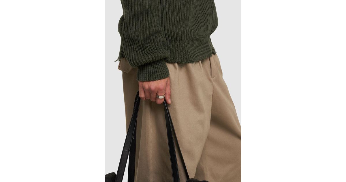 MM6 by Maison Martin Margiela Mm6 Minimal Logo Brass Ring in Green for ...