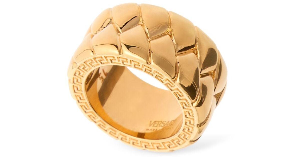 Versace Bind チャンキーリング メタリック | Lyst