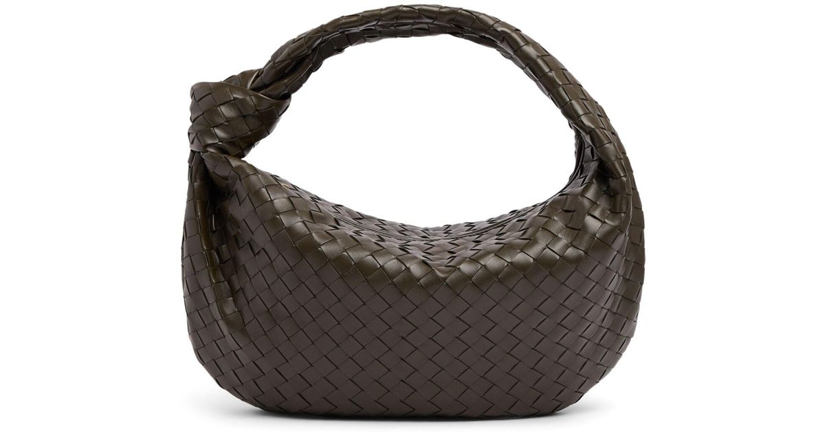 Bottega Veneta Small Jodie Leather Shoulder Bag in Black | Lyst