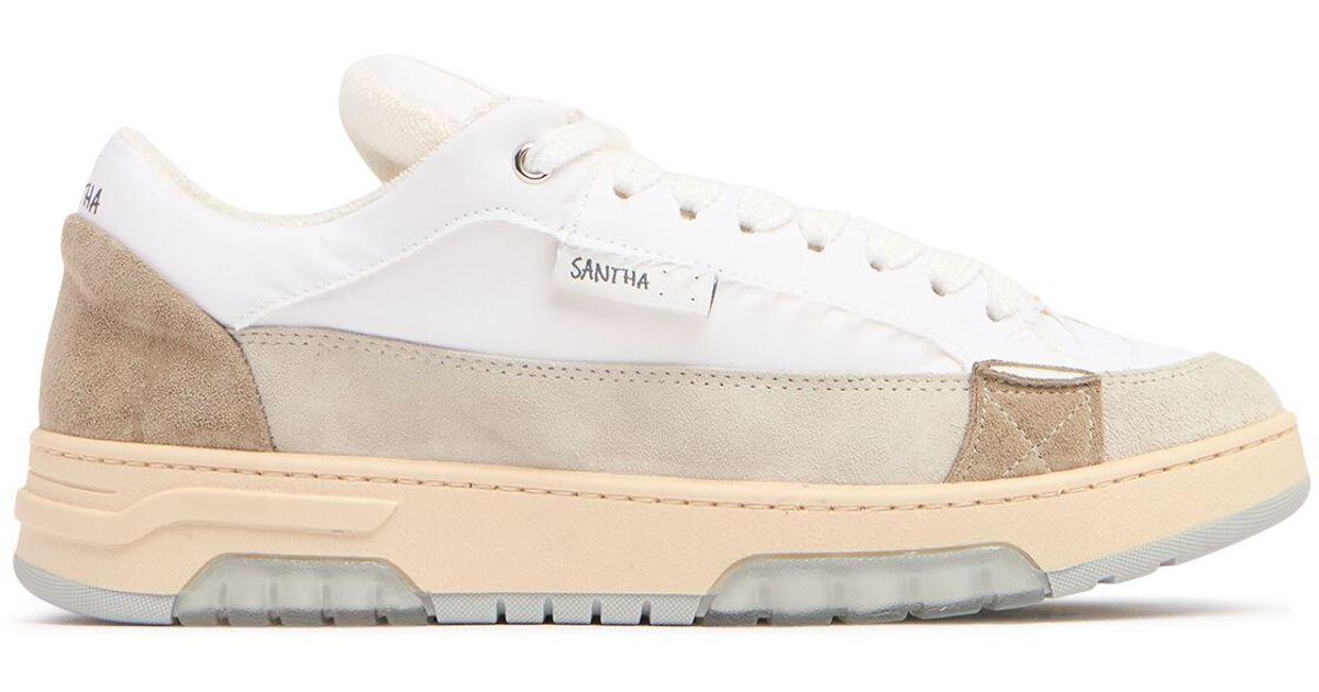 Santha Model 1 Cut Sneakers in Natural for Men | Lyst