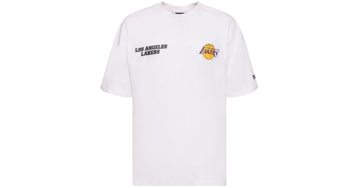 KTZ Nba La Lakers Oversize T-shirt in White for Men | Lyst
