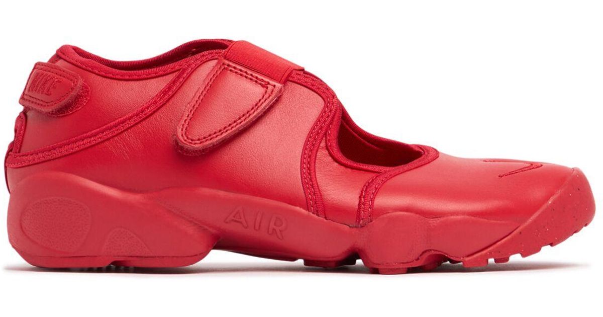 Nike Air Rift Sneakers in Red | Lyst
