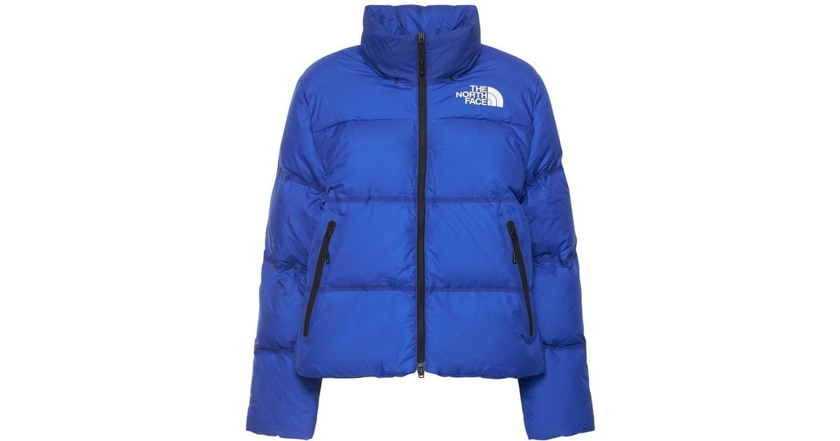 The North Face Remastered Nuptse Down Jacket In Blue Lyst Australia