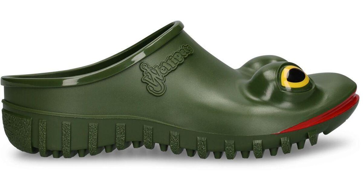JW Anderson X Wellipets Frog Clogs in Green for Men | Lyst