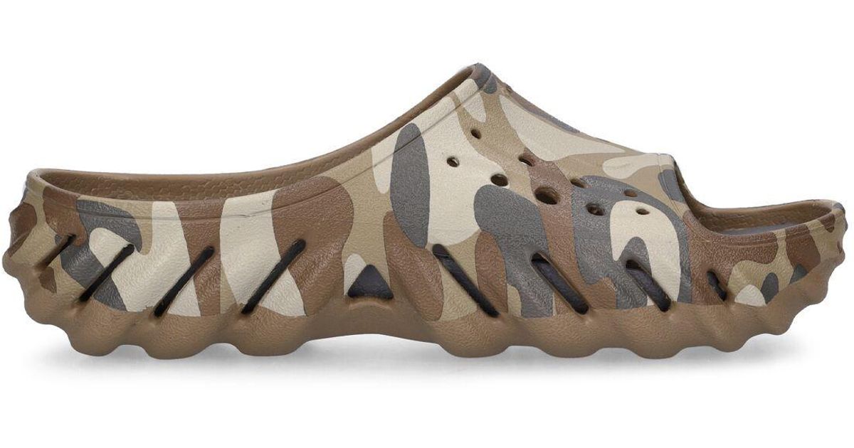 Crocs™ Echo Camo Redux Clogs in Brown for Men | Lyst