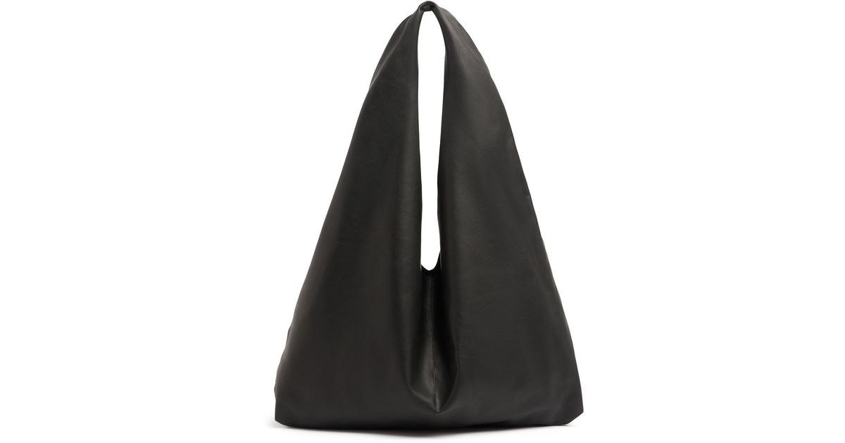 The Row New Bindle Soft Leather Bag in Black | Lyst