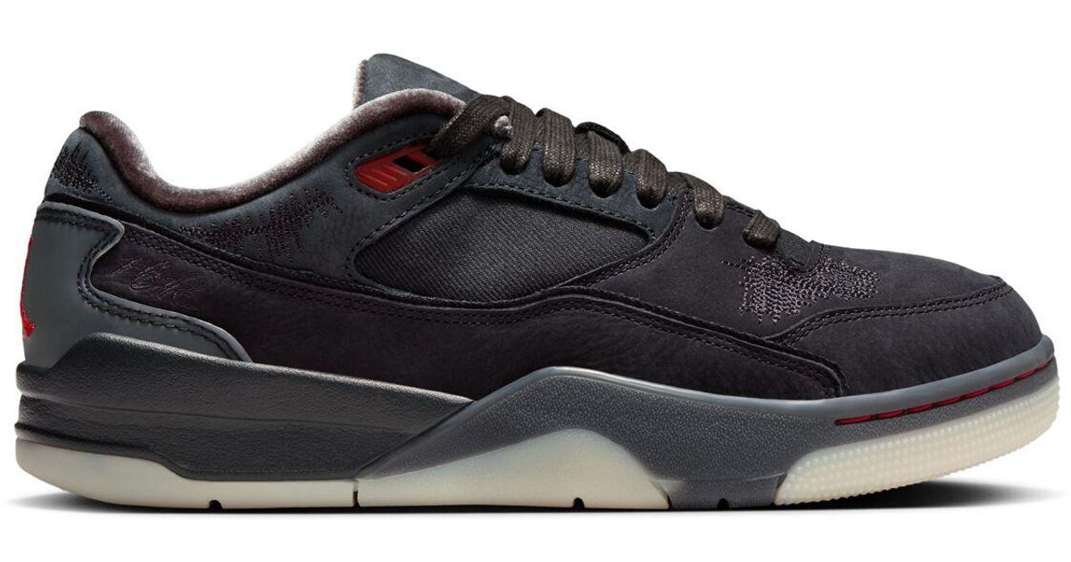 Nike Jordan Flight Court Sneakers in Black for Men | Lyst