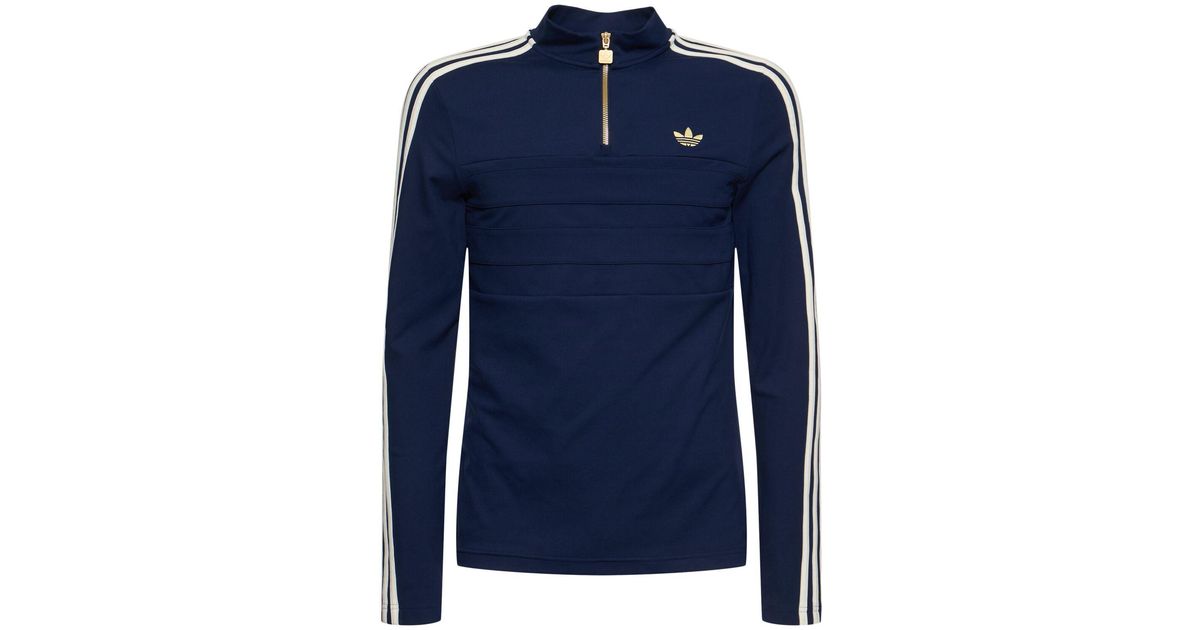 adidas Originals Premium Top in Blue for Men | Lyst