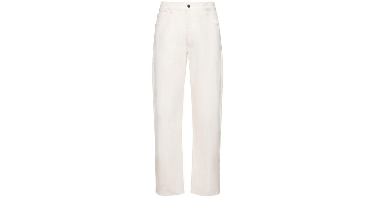 The Row Burt Jean Cotton Jeans in White for Men | Lyst