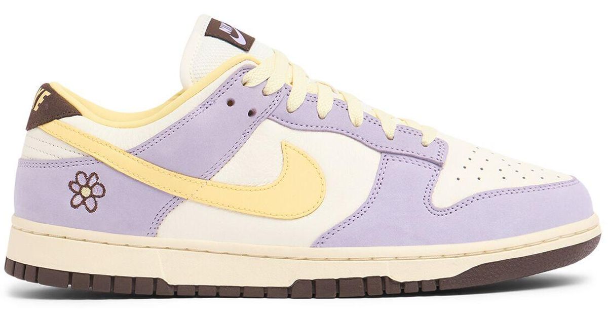 Nike Dunk Low Sneakers in Pink | Lyst