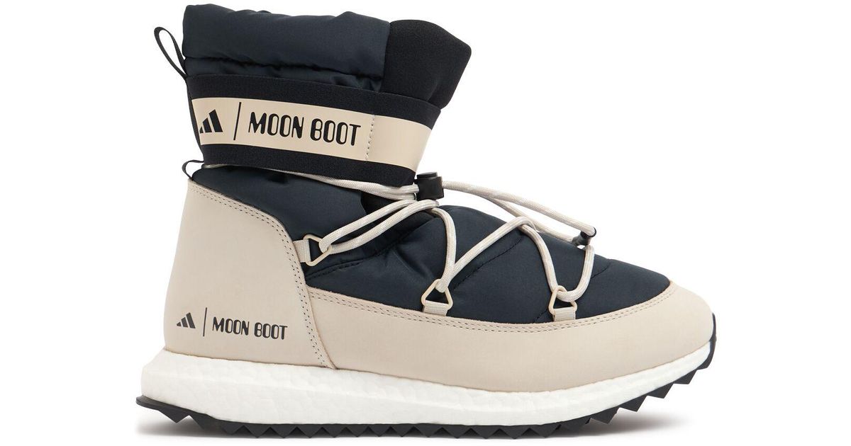 adidas Originals Moonboost High Boots in Black | Lyst