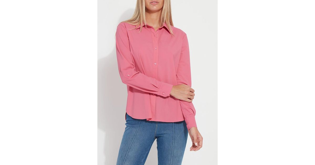 Lyssé Roll Tab Connie (Plus Size) in Red | Lyst