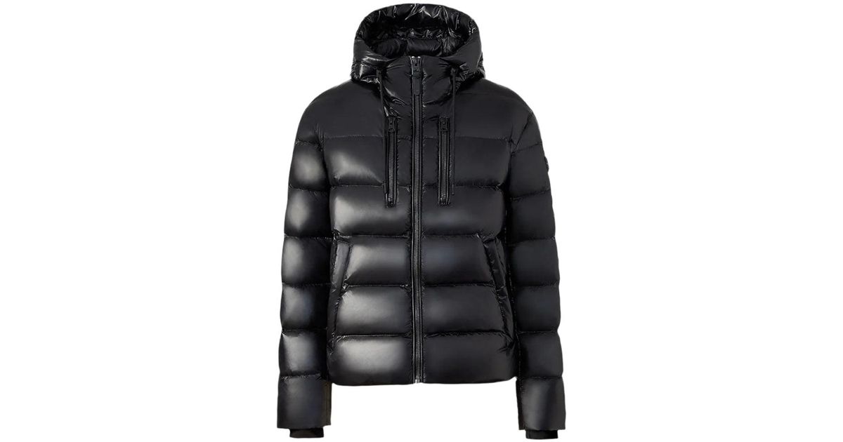 Mackage Victor-R Light Down Jacket With Storm Visor Hood in Black for ...
