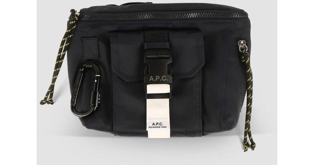 A.P.C. Banana Trek Bag in Black for Men | Lyst