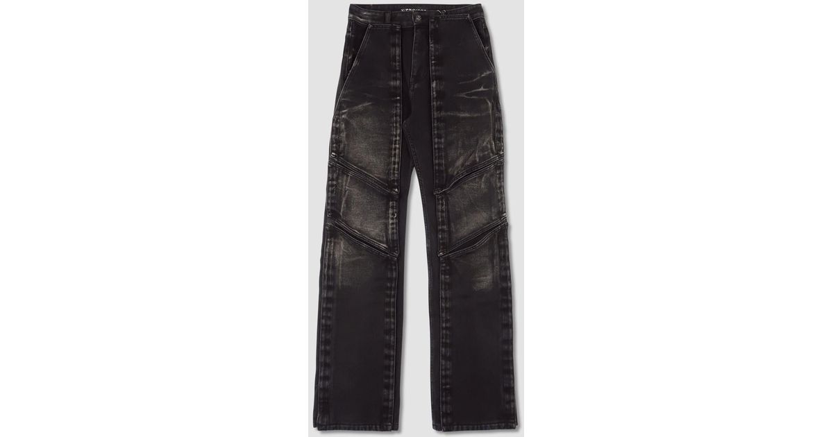 Y. Project Jeans Velcro Multi Panel in White | Lyst