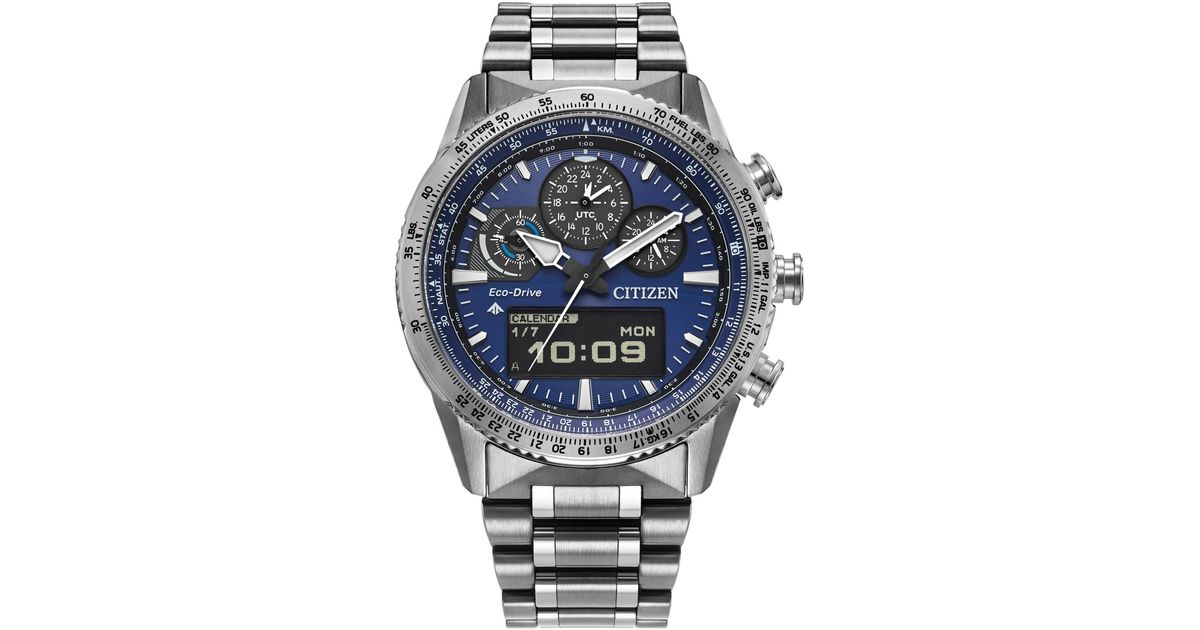 Citizen Promaster Skyhawk U830 Analog-digital Stainless Steel Bracelet ...