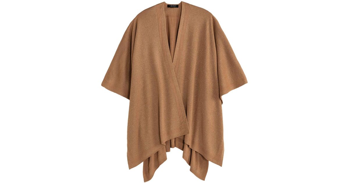 Ralph Lauren Sparkle Jet Setter Wrap in Brown | Lyst