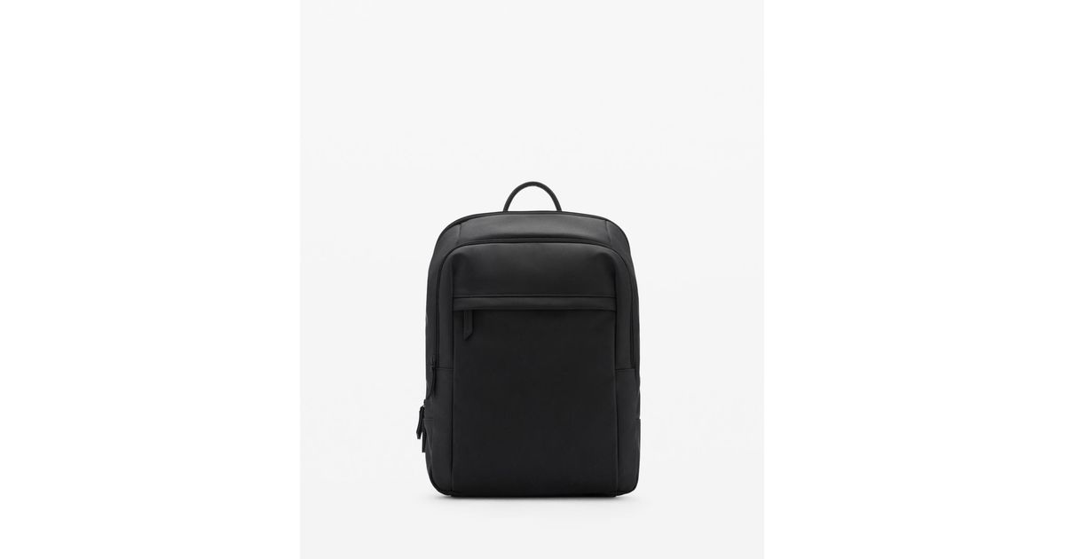 Mango Functional Backpack in Black for Men | Lyst