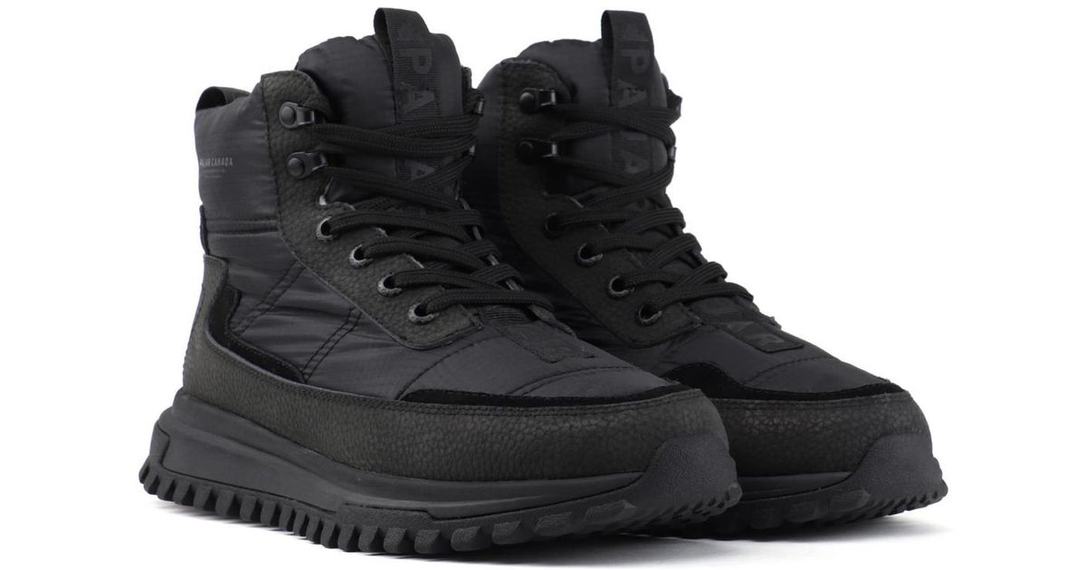 Pajar Canada Fero 2.0 Lace Up Sneaker Boot in Black for Men | Lyst