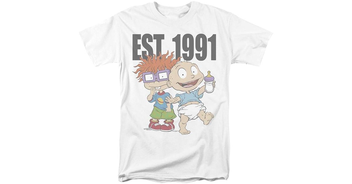 Rugrats Logovision Est 1991 T Shirt in White for Men | Lyst