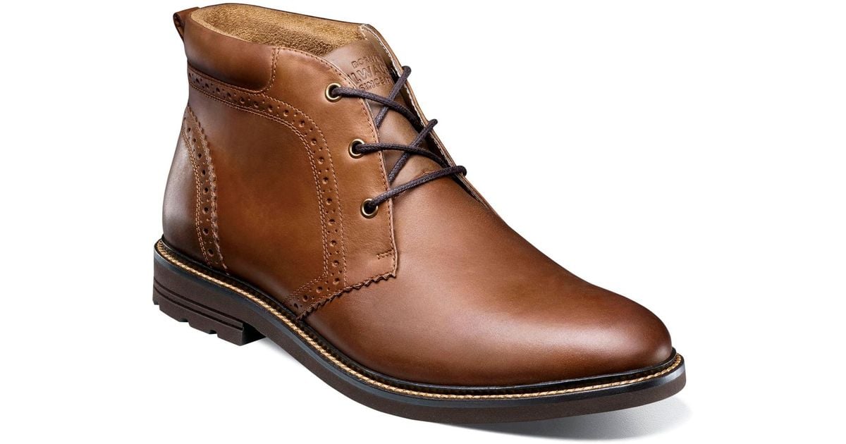 Nunn Bush Ozark Ii Plain Toe Chukka in Brown for Men | Lyst