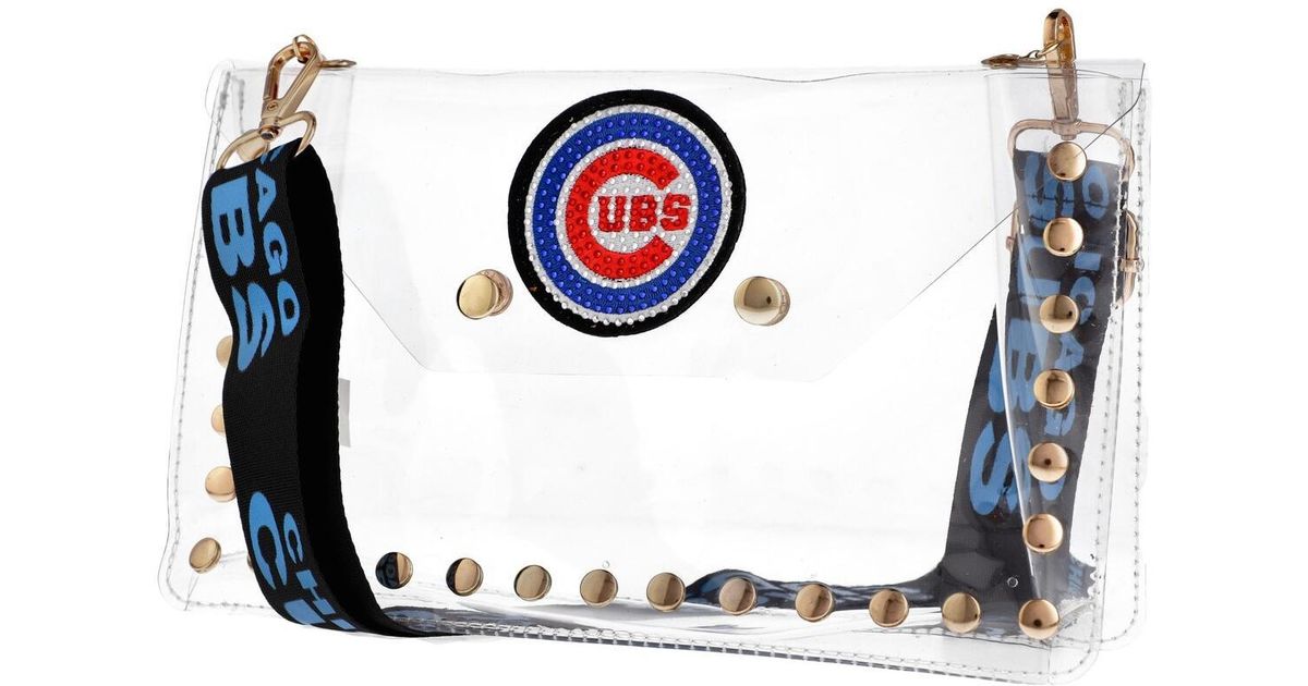 Cuce Chicago Cubs Crystal Clear Envelope Crossbody Bag in White | Lyst