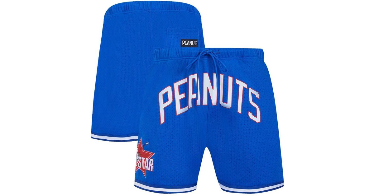 FREEZE MAX Peanuts Snoopy Good Grief Mesh Shorts in Blue for Men | Lyst