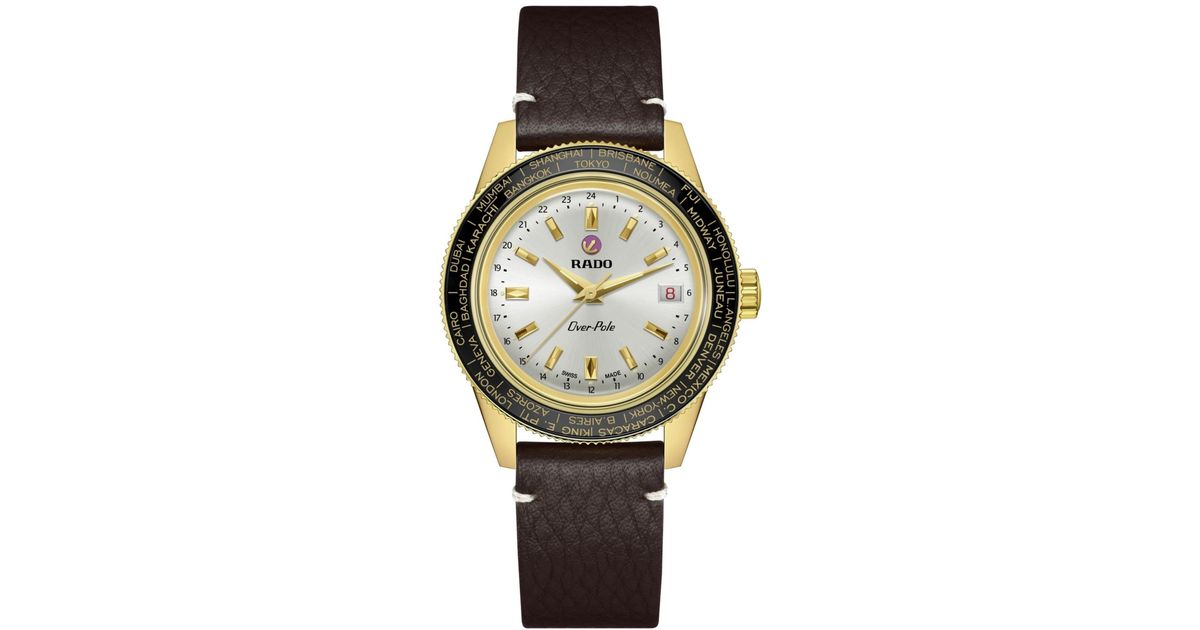 Rado Swiss Automatic Captain Cook Over-pole Interchangeable Brown ...