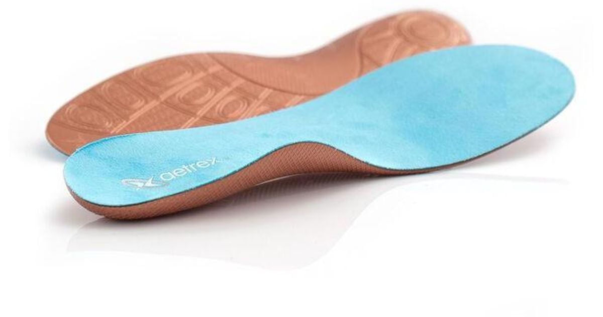 Aetrex Thinsoles Posted Orthotics in Blue | Lyst
