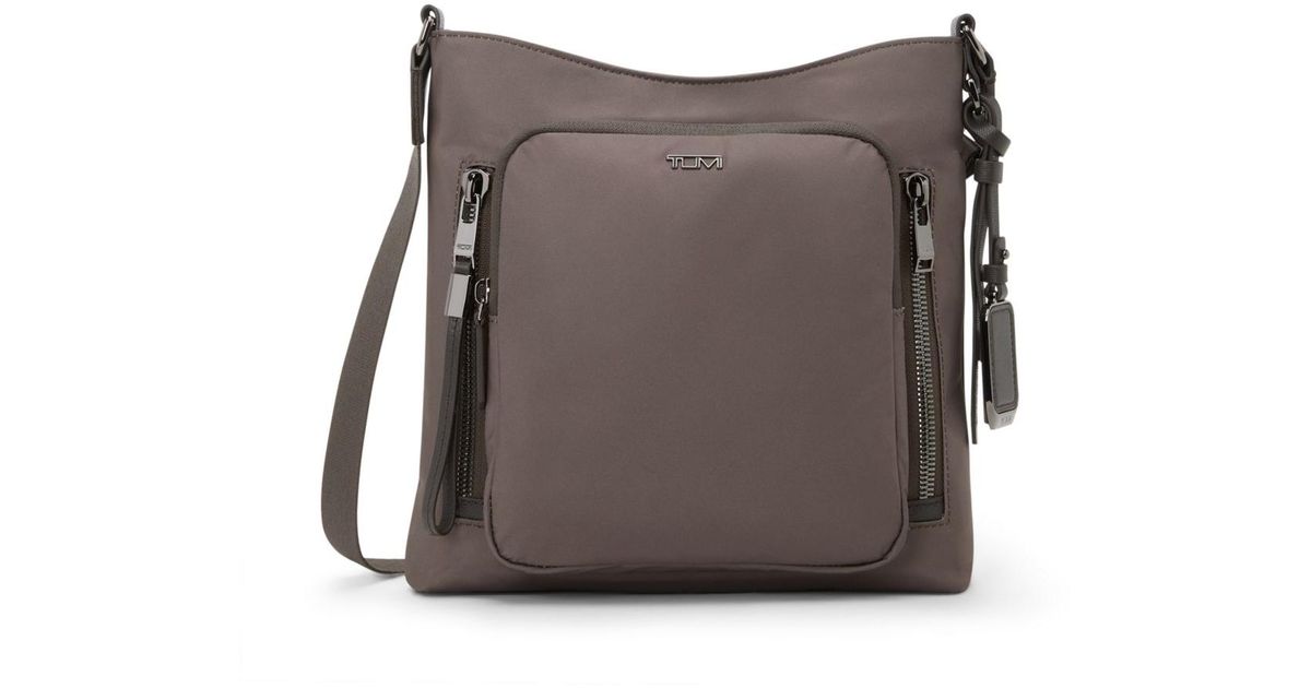 Tumi Voyageur Tyler 10" Crossbody Bag in Gray | Lyst