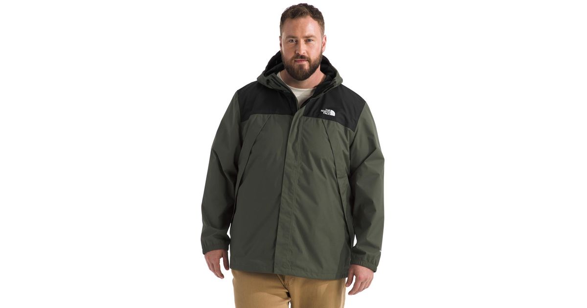 The North Face Big Antora Coat in Green for Men | Lyst