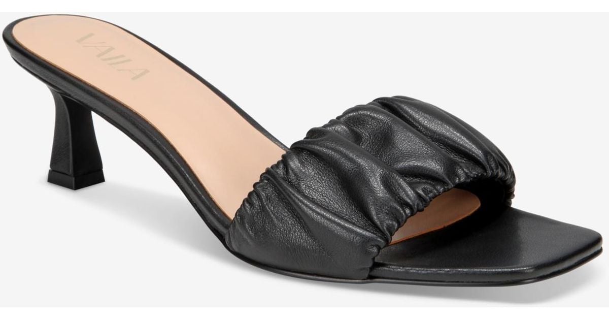VAILA SHOES Callie Mule Dress Sandals in Black | Lyst