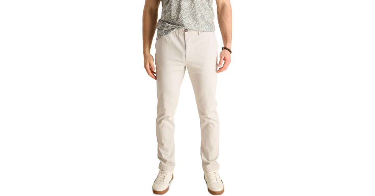 Chubbies The Glacier Crushes Heritage Wash Originals Pants in Natural ...