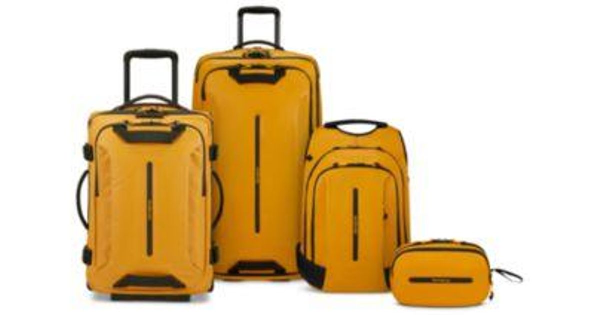 Samsonite Ecodiver luggage Collection in Yellow | Lyst