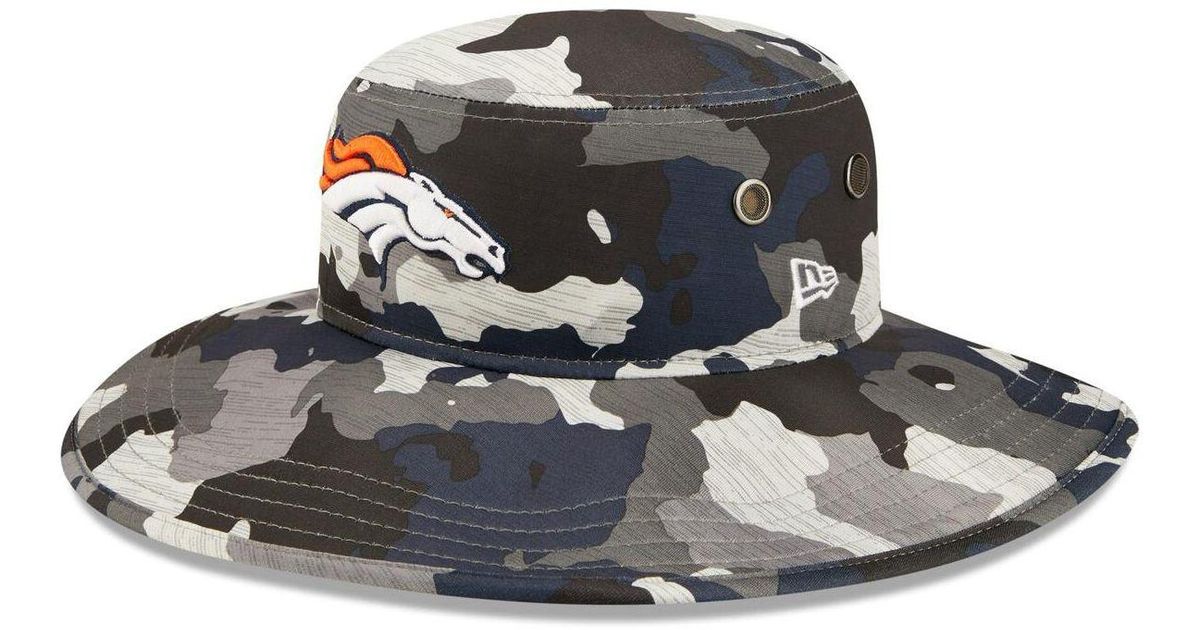 KTZ Camo Denver Broncos 2022 Nfl Training Camp Official Panama Bucket ... KTZ Camo Denver Broncos 2022 Nfl Training Camp Official Panama Bucket ...