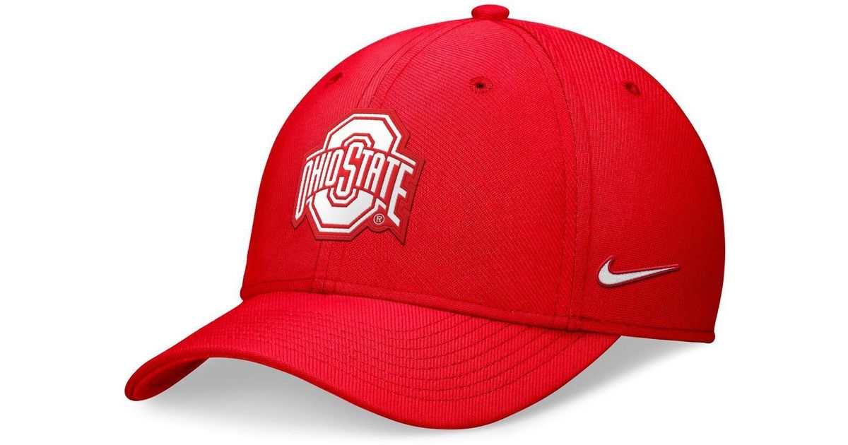Nike Ohio State Buckeyes 2024 Sideline Flex Hat in Red for Men | Lyst