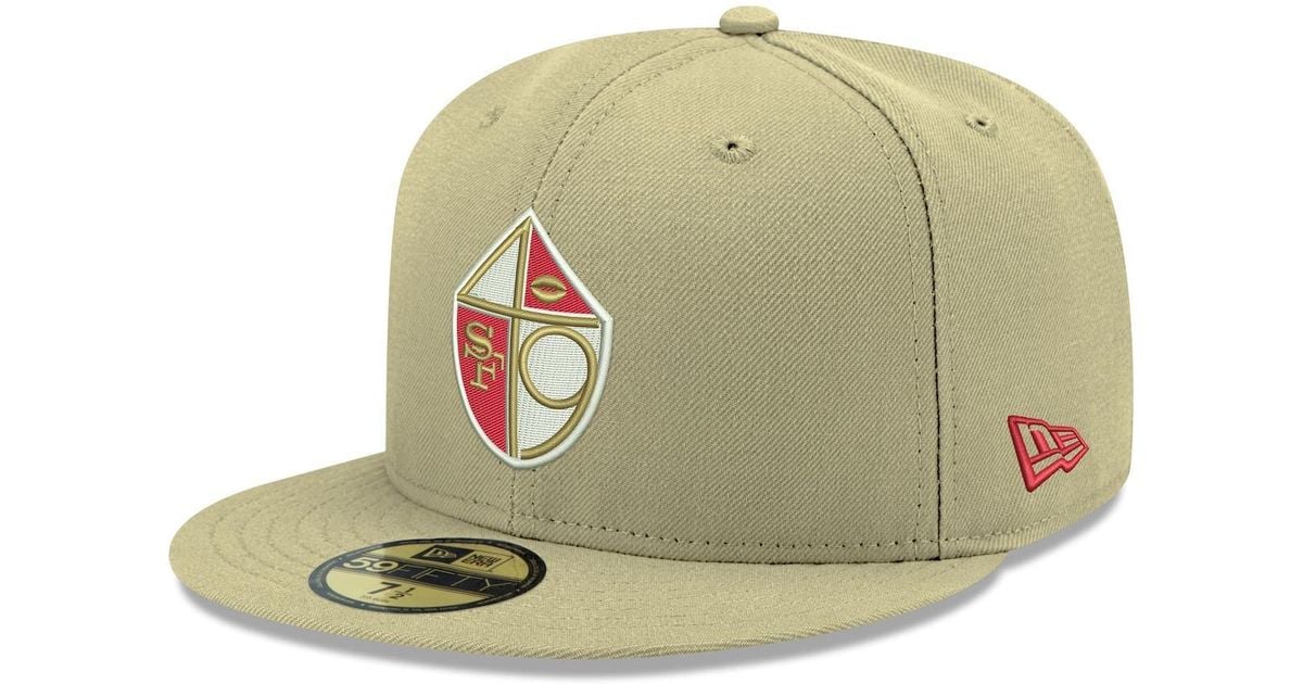 KTZ San Francisco 49ers Omaha Throwback 59fifty Fitted Hat in Green for ...