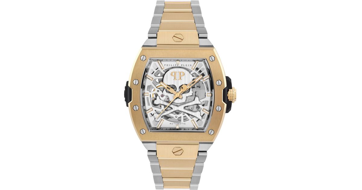 Philipp Plein Automatic The Skeleton 2.0 Two-tone Stainless Steel ...