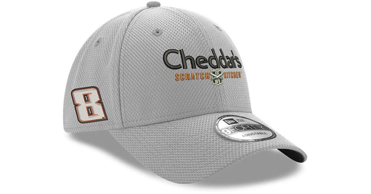 KTZ Gray Kyle Busch 9forty Cheddar's Snapback Adjustable Hat for Men | Lyst