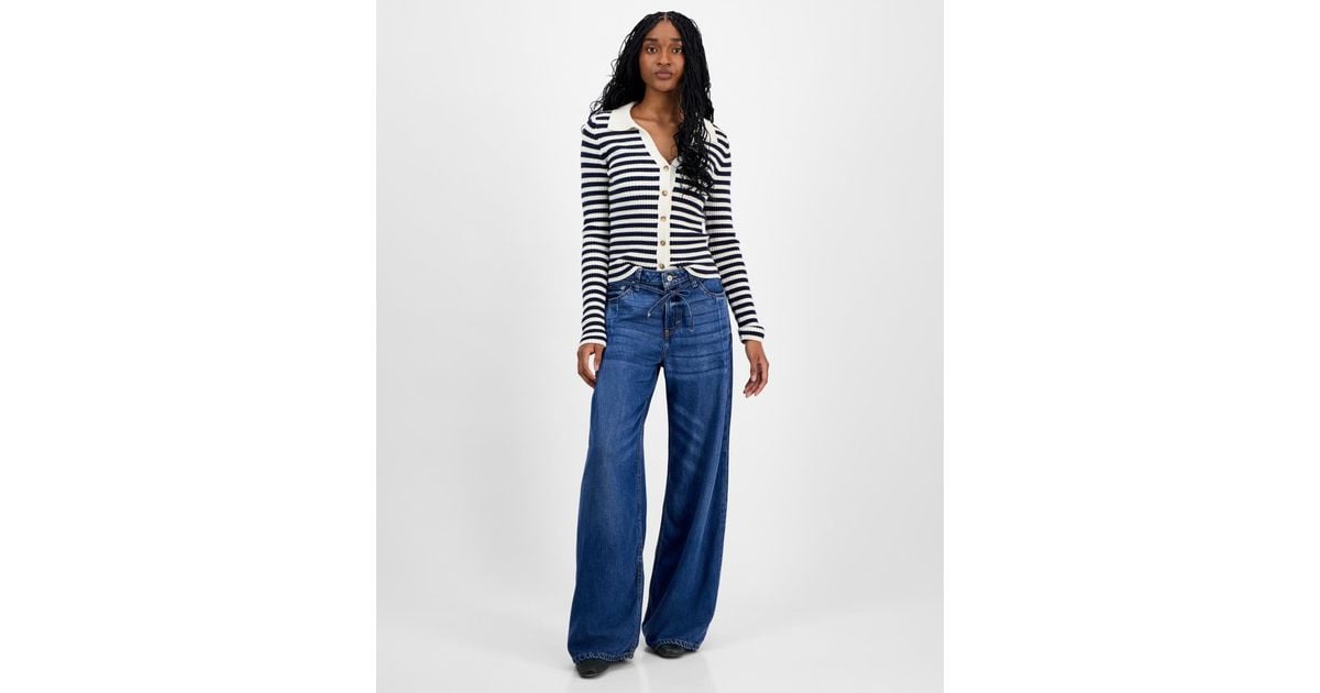 Lucky Brand Legend Palazzo Jeans in Blue | Lyst