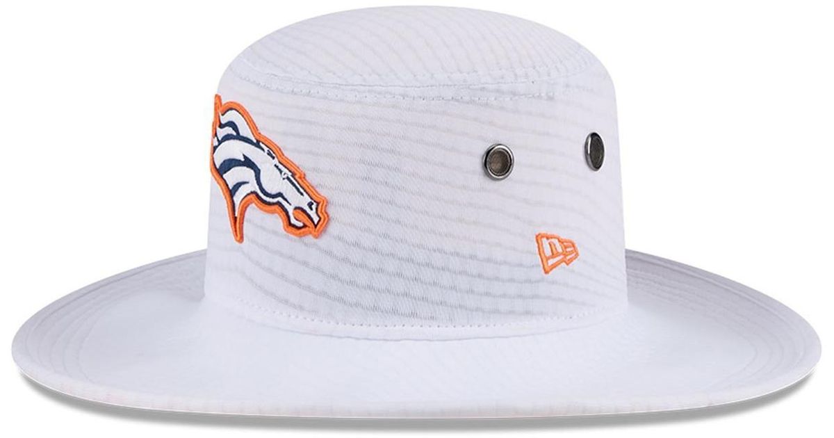KTZ Denver Broncos 2024 Nfl Training Camp Panama Bucket Hat in White ...