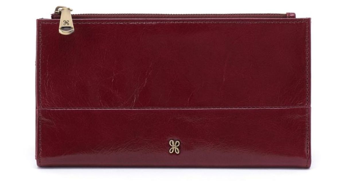 Hobo International Jill Large Bifold Wallet in Black | Lyst