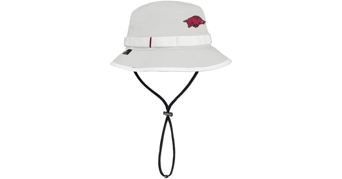 Nike Arkansas Razorbacks 2025 On-field Boonie Performance Bucket Hat in ...