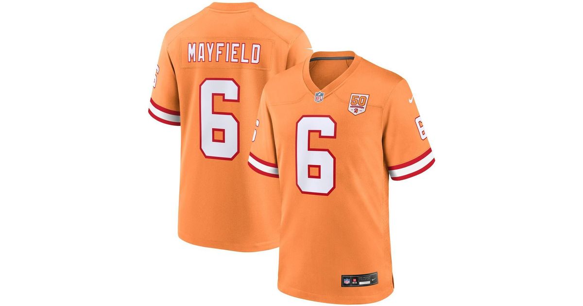 Nike Baker Mayfield Tampa Bay Buccaneers 50th Season Game Jersey in ...